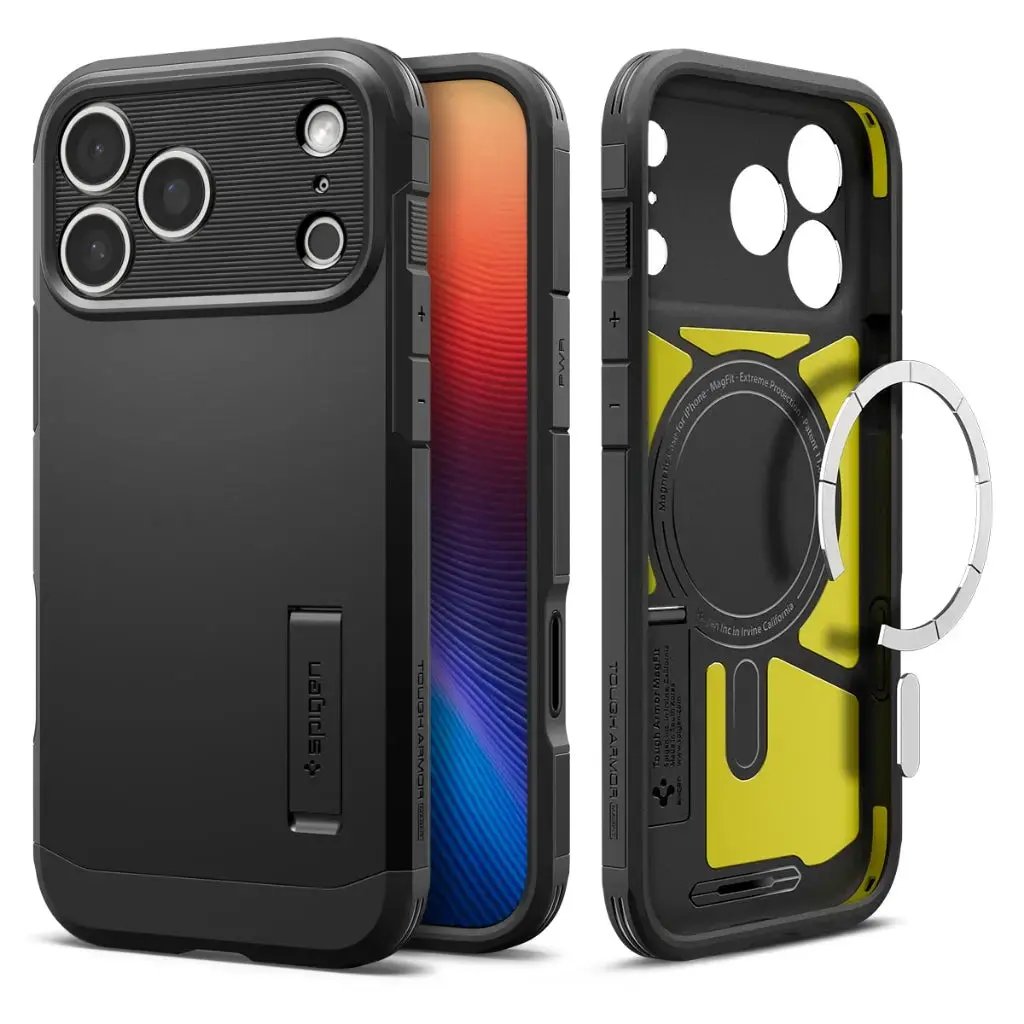 Spigen iPhone 17 Pro Max Case 6.9" Tough Armor T AI Magfit Magnetic Ph