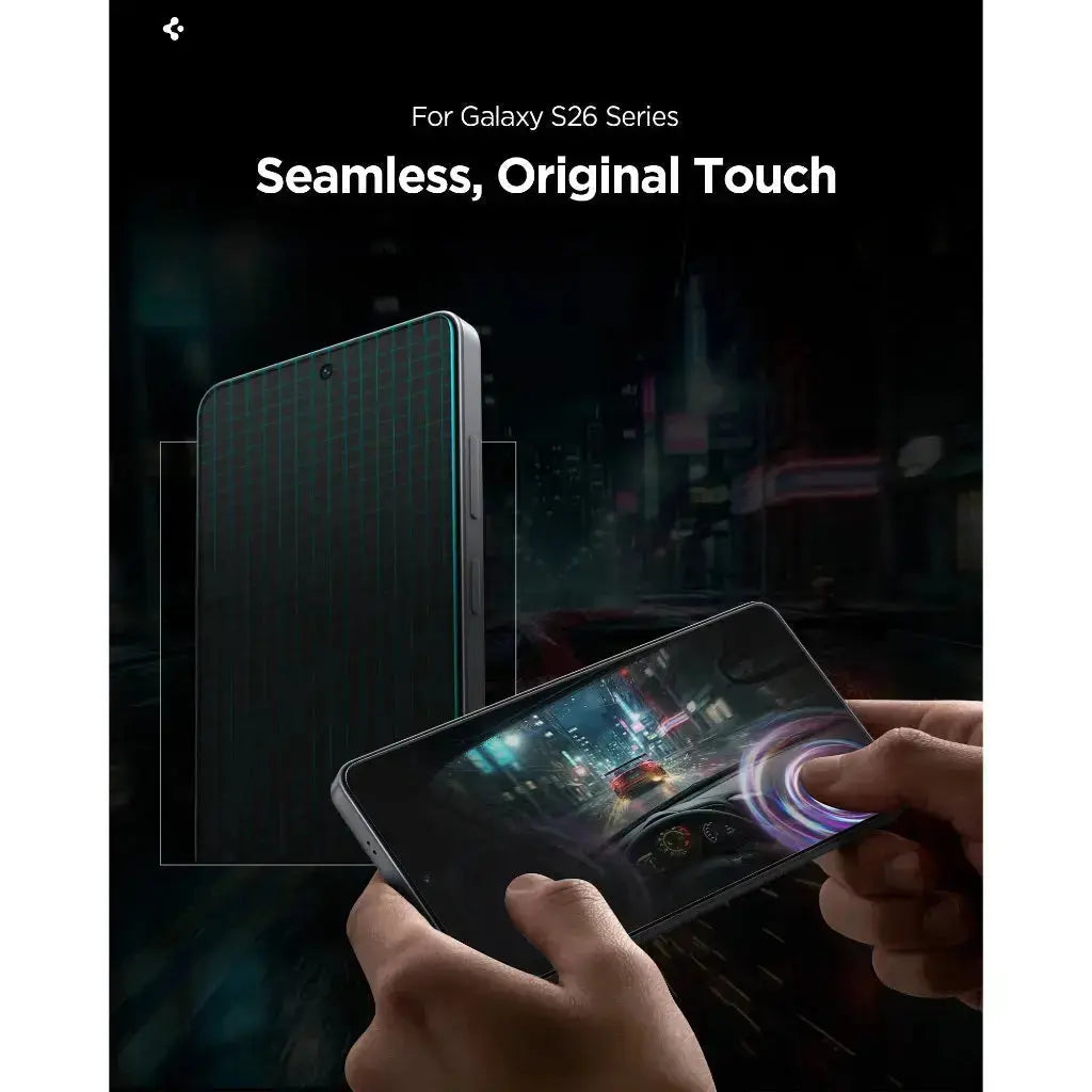 [2 Pack] Spigen Samsung S26 Privacy Screen Protector 6.3" EZ Fit Pro H