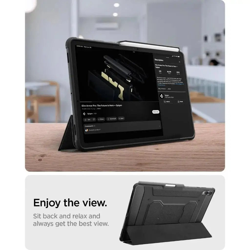 Spigen Samsung Tab S11 Case (2025) Rugged Armor Pro Galaxy Tab S11 Cas