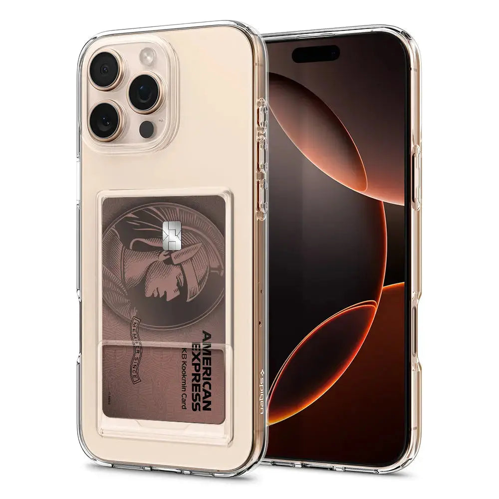 Spigen iPhone 16 Pro Max Case 6.9" Crystal Slot Casing Built-In-Slot F