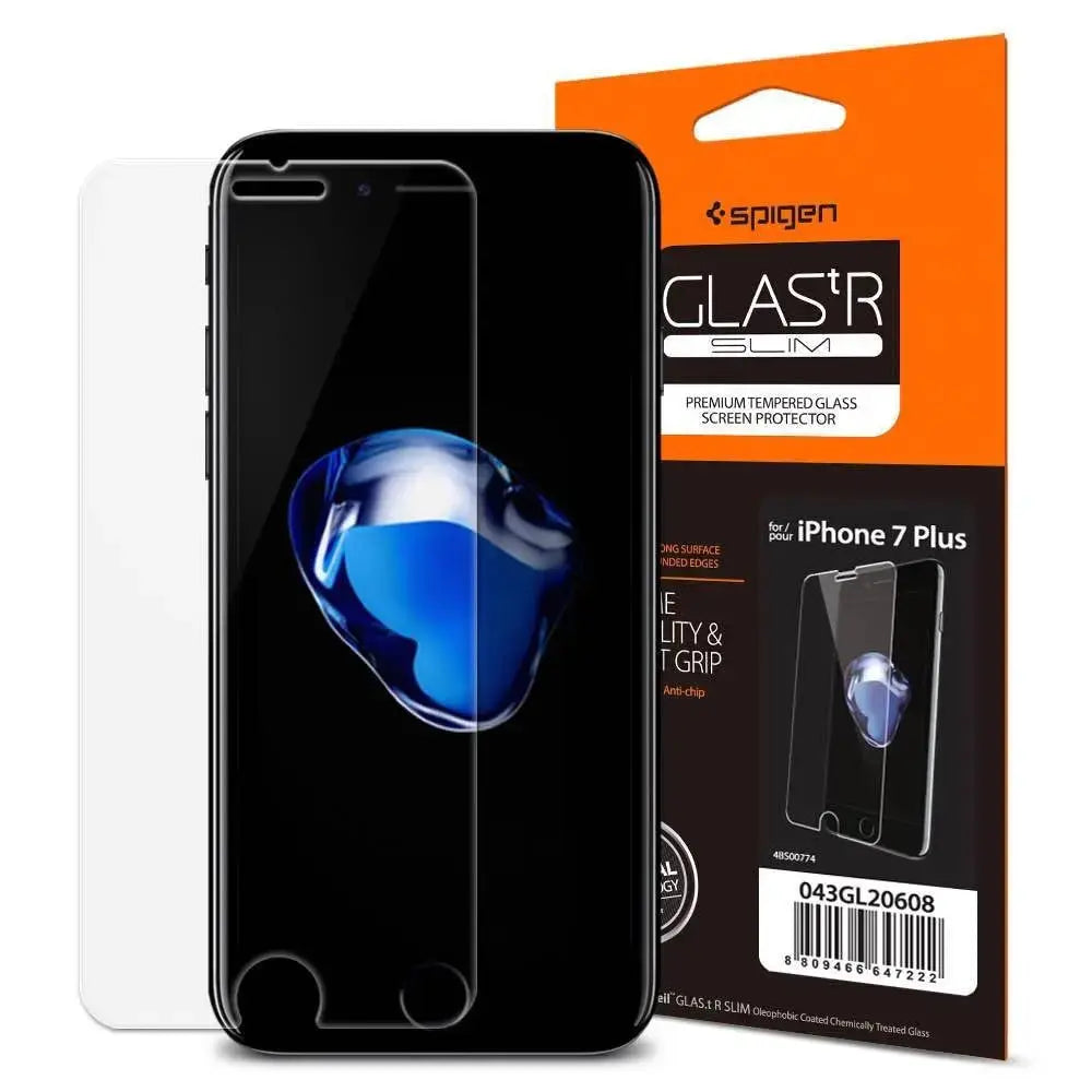 Spigen iPhone 8 Plus / iPhone 7 Plus Screen Protector Glas.tR Slim HD