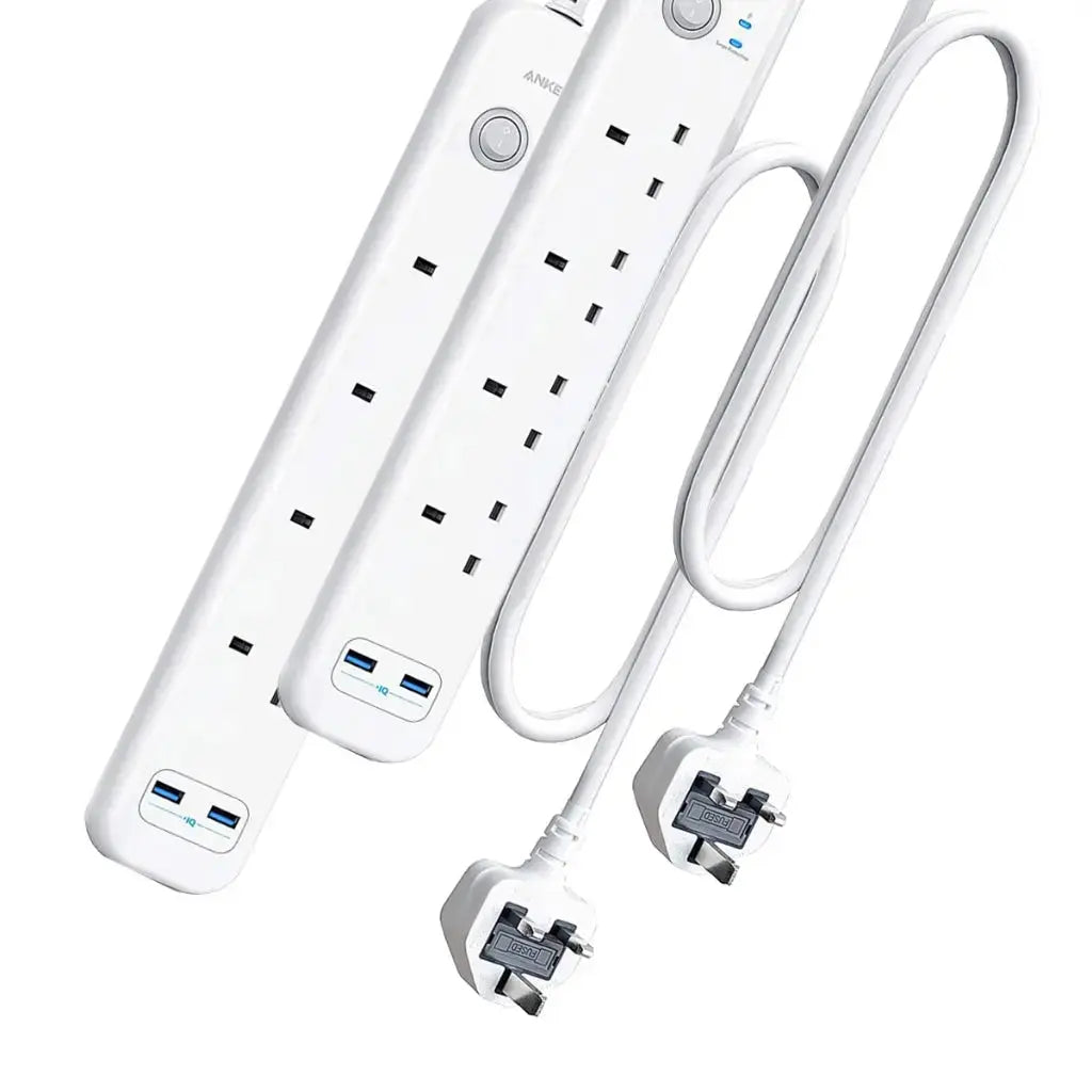 [2 Pack] Extension Cord with USB Extension Socket Power Strip A9141 ...